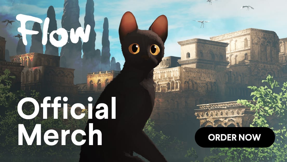 Flow Movie — Official Merchandise — T-shirts & Tote Bags