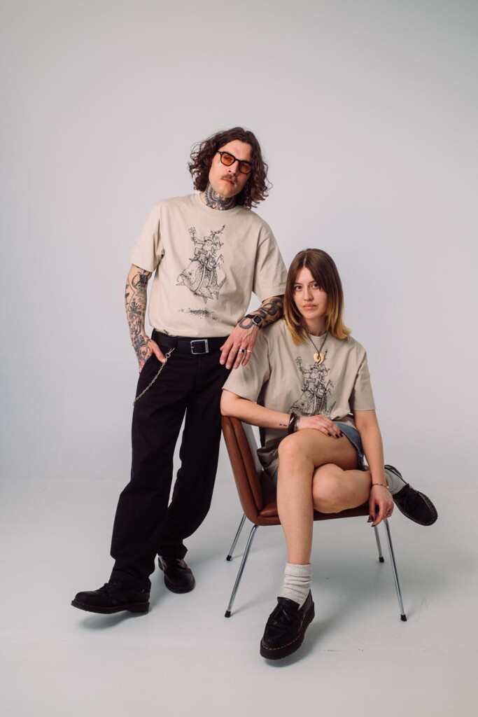 Uman t-shirt unisex sand | FISH - M50